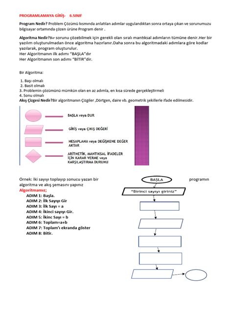 Programlamaya GİrİŞ Pdf