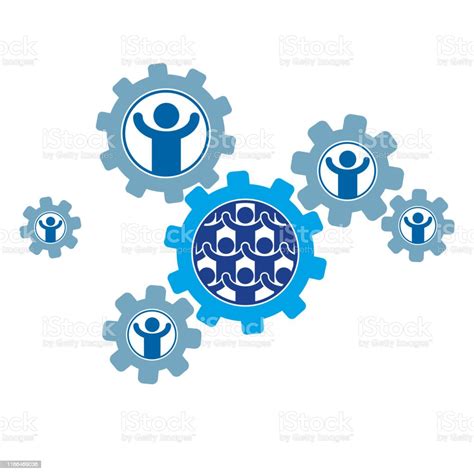 人類和人概念獨特的向量符號創建不同的圖示系統和社會矩陣符號人和世界相互作用向量圖形及更多一起圖片 一起 互聯網 人 Istock