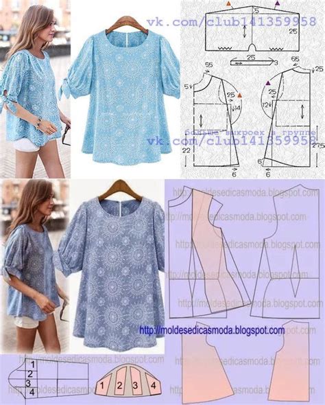 шитье | Sewing clothes women, Blouse pattern sewing, Fashion sewing
