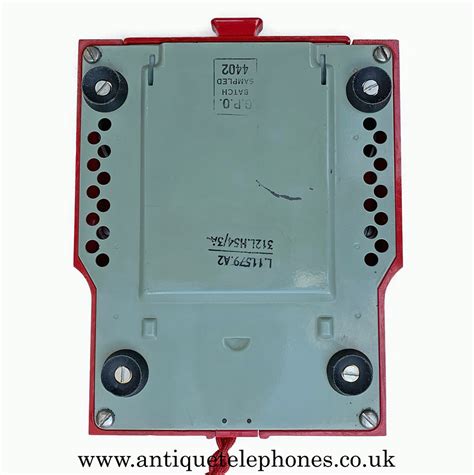 Red Gpo L With Drawer