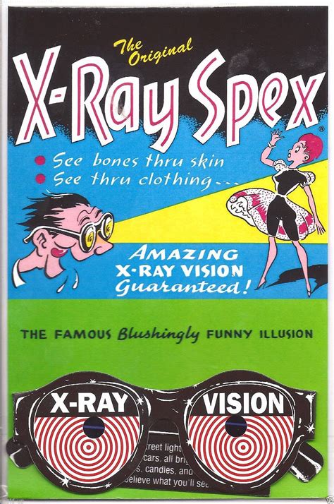 Lees Comic Rack Exposed The History Behind X Ray Specs Gogs Tubes Pens And Scopes