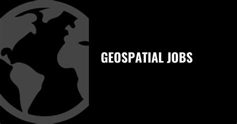 About Geospatial Jobs