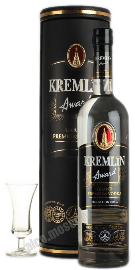 Водка Kremlin Award купить Кремлин Эворд 0.7l в кожаной тубе цена