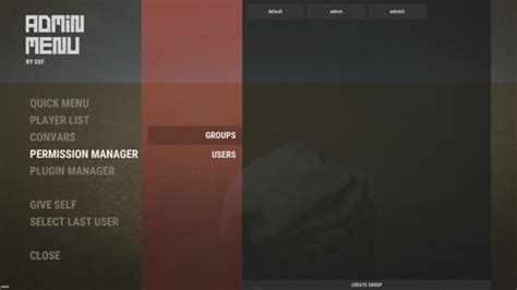 Admin Menu Rust Plugin By 0xf Lonedesign
