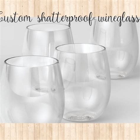 Plastic Stemless Wine Glasses Etsy Plastic Stemless Wine Glasses Etsy