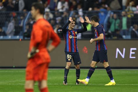 Real Madrid Vs Barcelona Spanish Super Cup Final Final Score 1 3