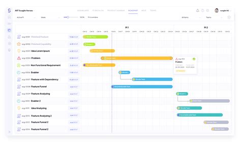 scagile the built in roadmap tool for agile teams