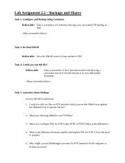 Lab Assignment On Backups And Shares With Carbonite And NMAP Course Hero