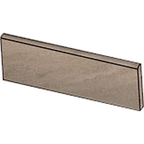 Atelier Toupe Honed Bullnose Concrete Look Porcelain Base 424 Stone