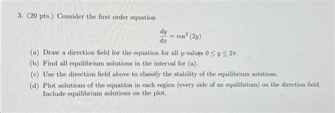 Solved 20 ﻿pts ﻿consider The First Order