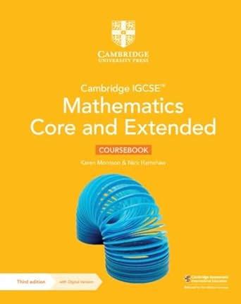 Cambridge IGCSE Mathematics Core And Extended Coursebook Books Campus