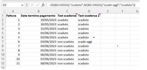 Funzione Excel Se E Piu Se