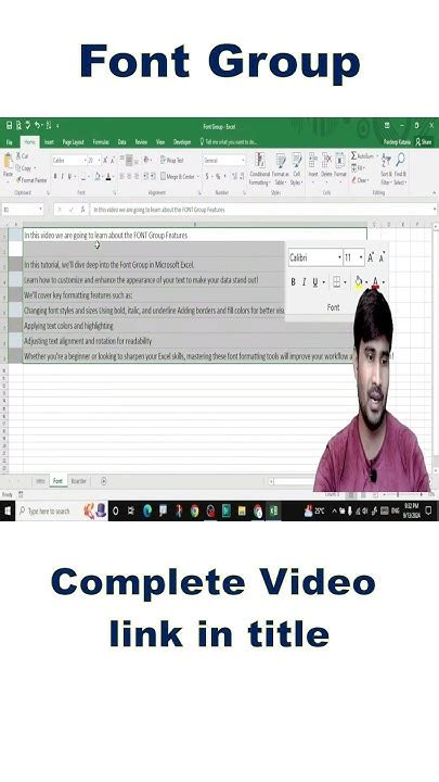 Use Of Font In Excel Excel Tips And Tricks Pardeep Kataria Col
