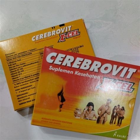 Jual Cerebrovit Excel Dus Isi 10 Kapsul Suplemen Kesehatan Memenuhi
