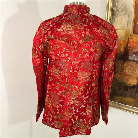 Jackets And Coats Vintage Chinese Silk Jacket Poshmark