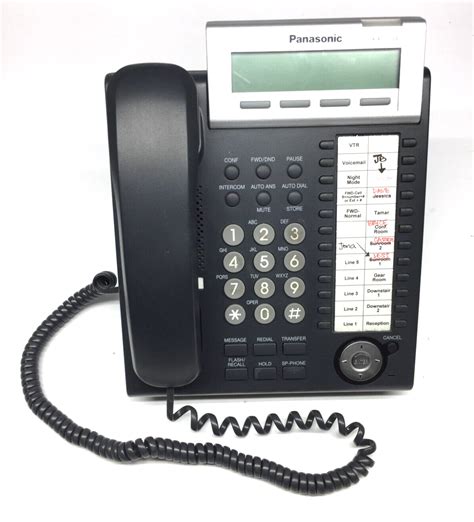 Panasonic KX DT343 Digital Hybrid Phone 24 Button Black | eBay