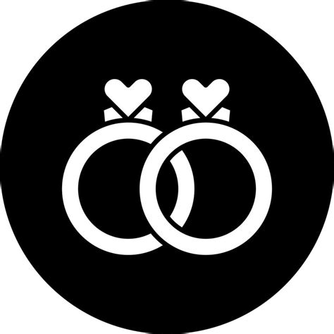 Wedding Ring Vector Icon Design 22998788 Vector Art At Vecteezy
