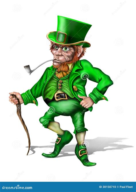 Cheeky Leprechaun Stock Illustration Illustration Of Lucky