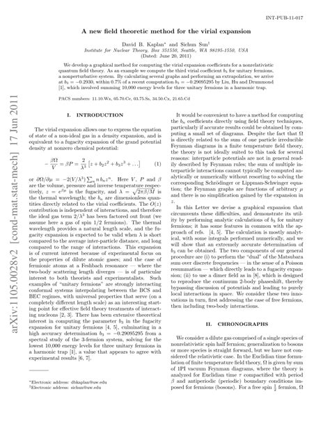pdf new field theoretic method for the virial expansion