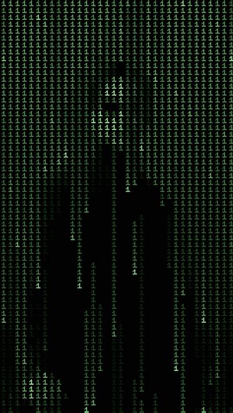 Binary Code Matrix Gif