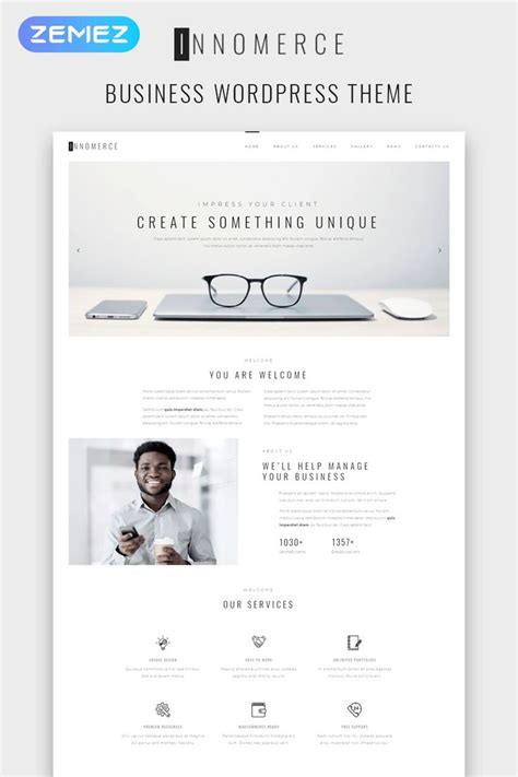 Business Multipurpose Minimal Elementor Wordpress Theme Business Wordpress Themes Wordpress