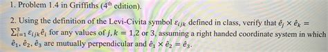 Solved 1 Problem 1 4 In Griffiths 4th Edition 2 Using