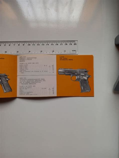 Catálogo De Pistolas Y Revólveres Llama De Segunda Mano Por 4 Eur En