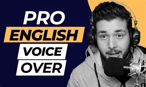 Record A Professional Male English Voice Over By Mecteru Fiverr