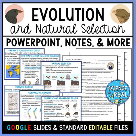 Evolution Powerpoint Student Notes Questions And Kahoot Science Is