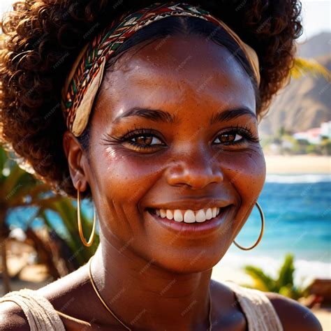 Premium Photo Cape Verdan Woman From Cape Verde Typical National Citizen