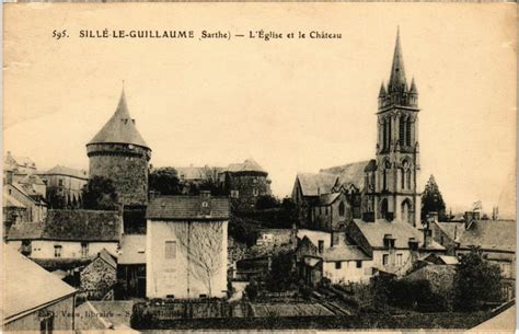 Sillé Le Guillaume L Eglise et le Chateau à Sillé le Guillaume Cartorum