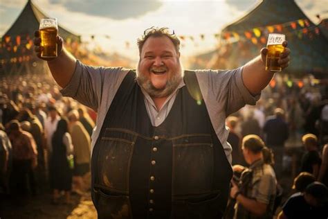 Fat Man With Beer Stock Photos Images And Backgrounds For Free Download