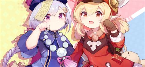 X Qiqi Klee Genshin Impact Friend X Resolution Wallpaper Hd Games K Wallpapers