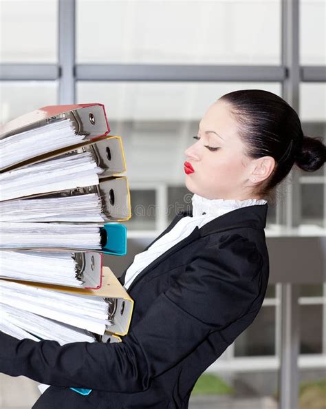Secretary In The Office Stock Image Image Of Female
