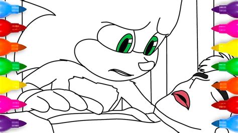 Sonic The Hedgehog 3 Tom was Knocked Out Coloring Page - YouTube