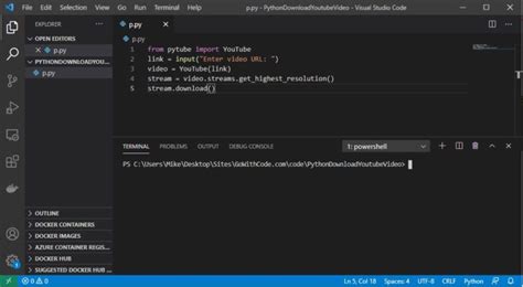 Learn To Download YouTube Videos Using Python In Just Five Minutes By Example Go With Code