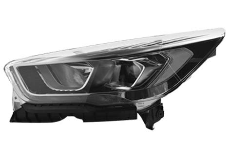 Phare avant gauche lampes h15 h7 avec led cadre chromé noir pour Ford