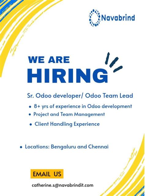 Catherine Selvaraj On Linkedin 🚀 Join Our Team At Navabrind It