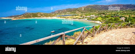Sa Colonia Beach Chia Resort Sardinia Italy Stock Photo Alamy