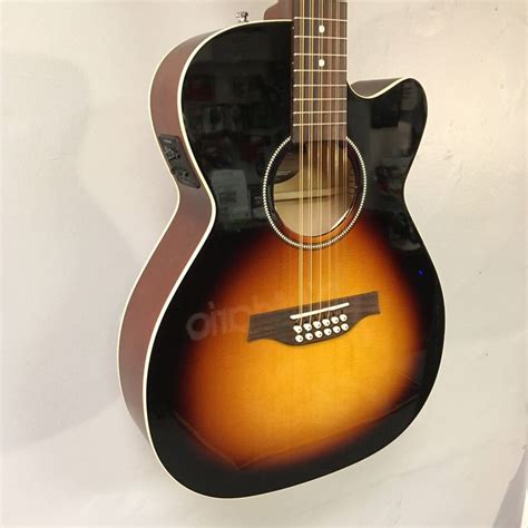 Seagull S12 Ch Cw Spruce Sunburst 12 String Guitar With Presys Ii