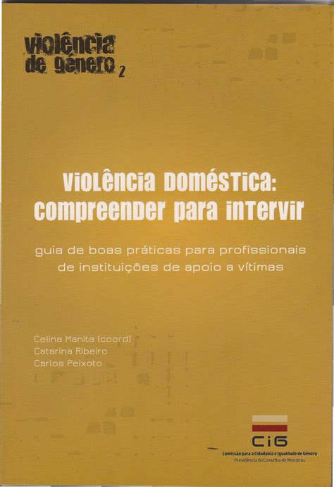 Pdf Violência Doméstica Compreender Para Intervir Guia De Boas