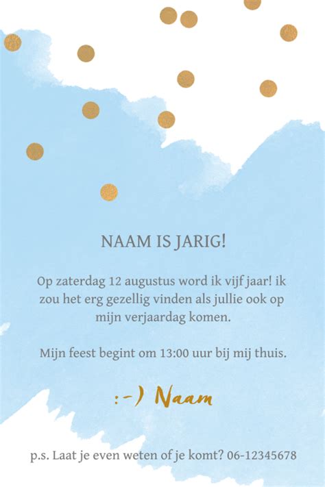 Tekst Uitnodiging Verjaardag 7 Jaar Gefeliciteerd Tante
