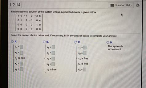 solved 1 2 14 question help find the general solution of the
