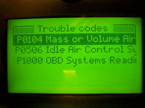 P Fault Code Ford Focus