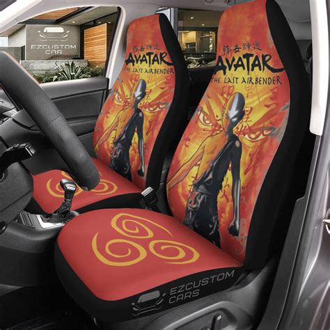 Animefansite Aang Avatar Last Airbender Anime Car Seat Covers