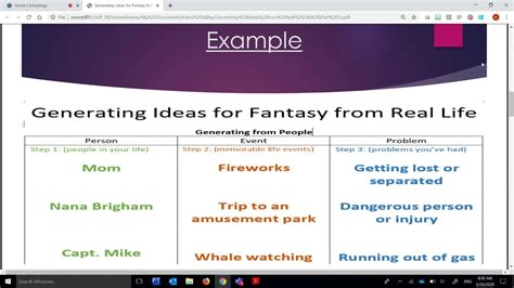 Generating Ideas Pt 1 Youtube