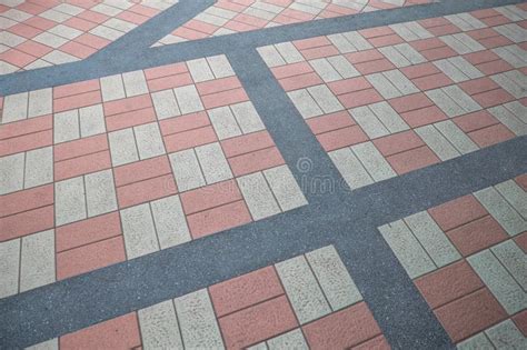Pattern Of Sidewalk Floor Tile Seamless Background And Texture Stock
