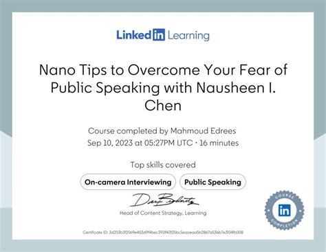 Mahmoud Edrees On Linkedin Certificate Of Completion