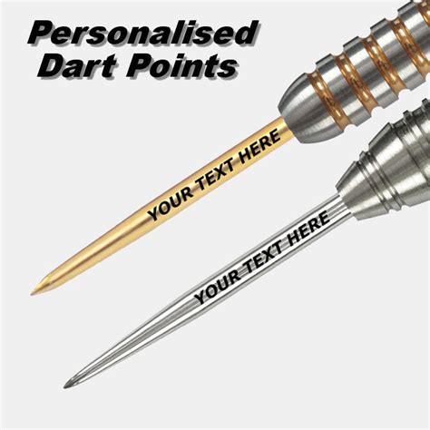 32mm Personalised Points Silver Points Only Custom Made Darts