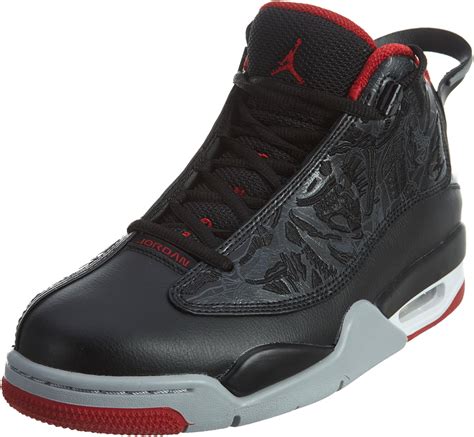 Nike Jordan Men S Air Jordan Dub Zero Black Gym Red Wolf Grey White